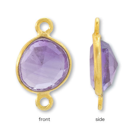 Natural stone frame stones 2 can deformed African amethyst/G (natural ...