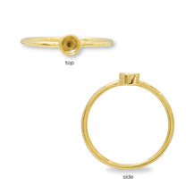 リング台 石座付 ラウンド＃1088 PP24(約3mm) ゴールド(コーティング付) – 貴和製作所オンラインストア